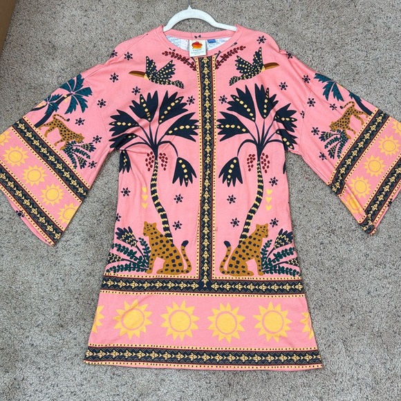 FARM Rio | Dresses | Farm Rio Palm Animal Print Shift Dress Xxs | Poshmark